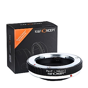 K&F Concept Lens Mount Adapter Compatible with Olympus Pen-F Lens to Nikon 1 Series Camera