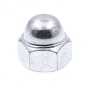 Prime-Line 9077614 Acorn Cap Nuts, 1/2 In.-13, Zinc Plated Steel (25 Pack)