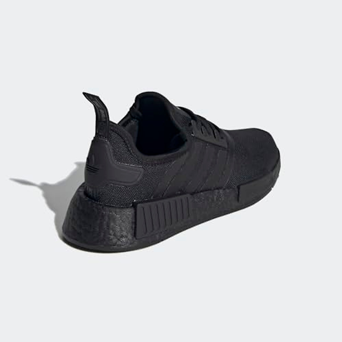 adidas Originals NMD_R1's Sneaker, Black/Black/Black, 5 US Unisex Big Kid