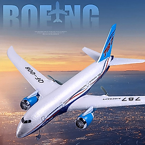 LBKR Tech RC Plane Remote Control Airplane Ready to Fly 3 Channels RC Airplane B787 Remote Control Plane for Kids Boys Adults Beginners Children