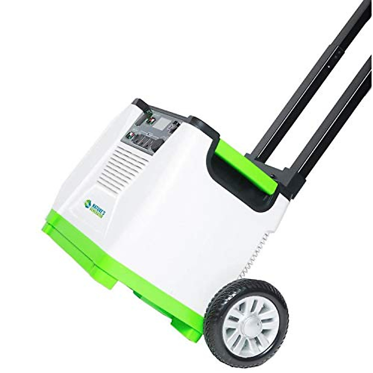 Nature's Generator GXNGAU Gold System Portable High Quality Generator with Solar Power Panel, USB Outlets, and AC Charging Cord