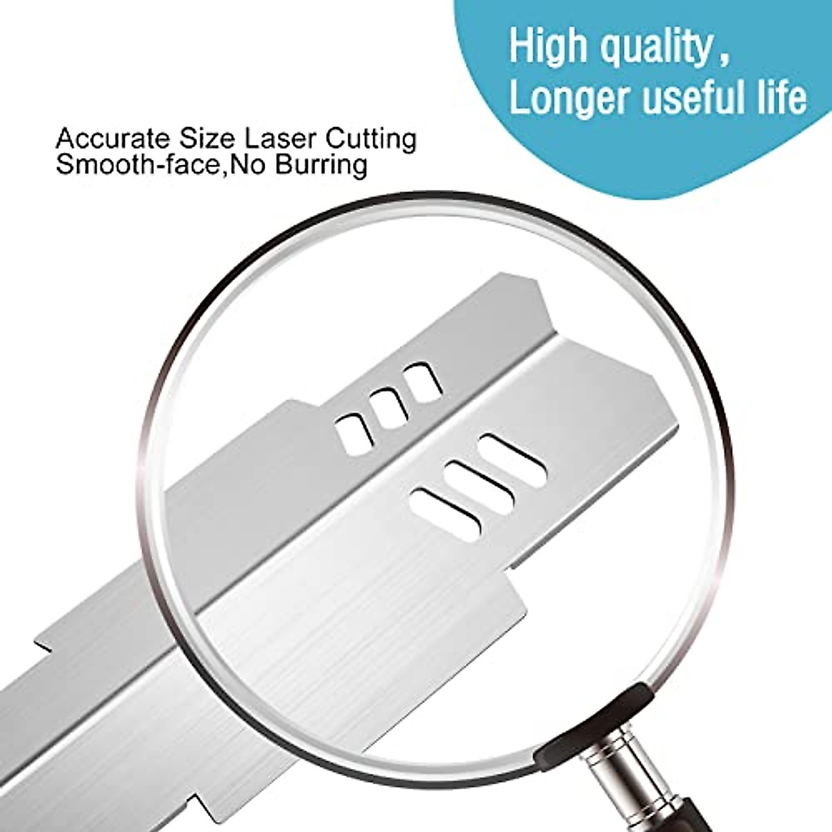 STCNADCR Grill Replacement Parts Heat Plate for Dyna-Glo DGC350CNP-D DGF350CSP DGF350CSP-D Dyna-Glo DGC350,Heavy Duty Stainless Steel Grill Flavorizer Bars 2PCS