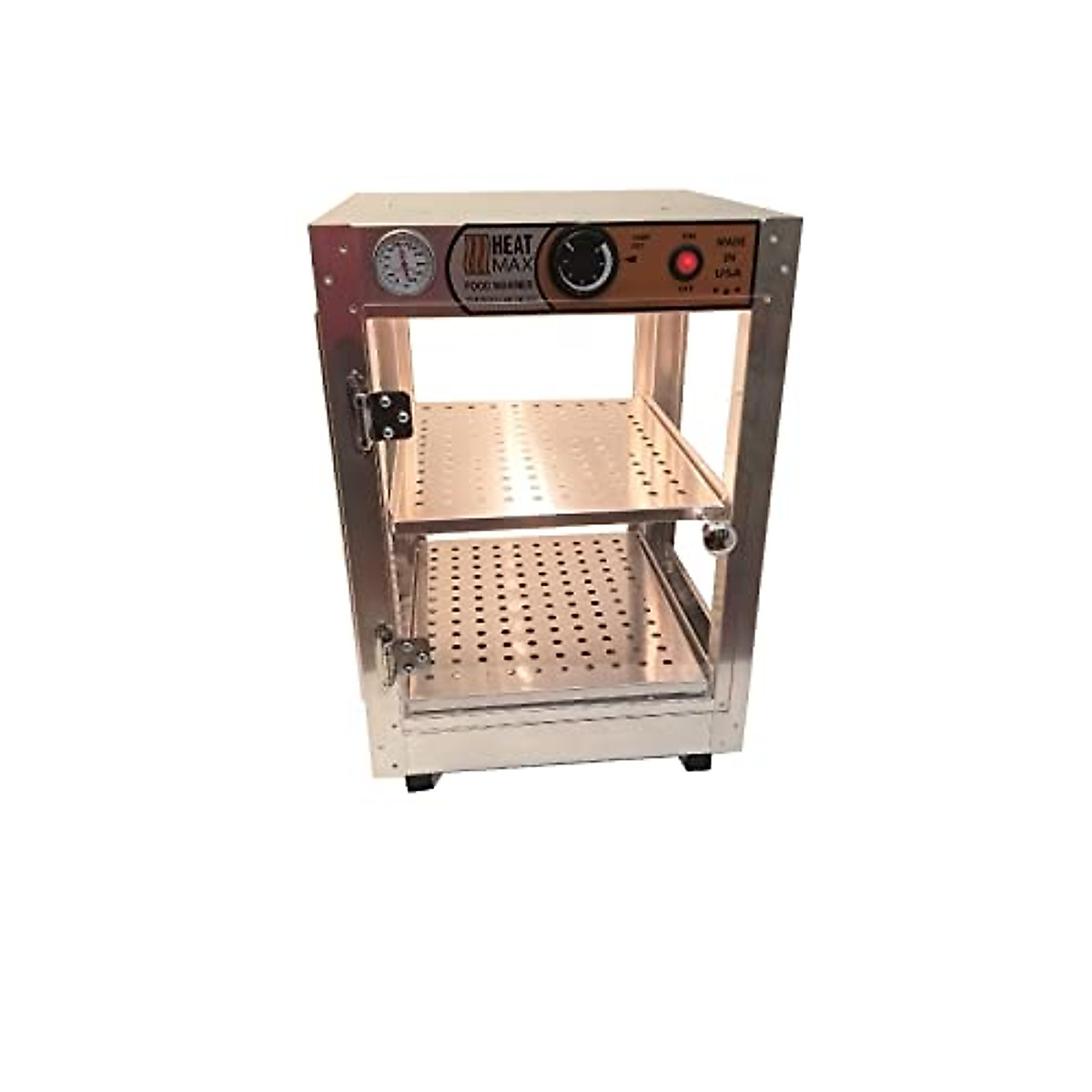 HeatMax 14x14x20 Commercial Food Warmer, Pizza, Pastry, Patty, Empanada, Hot Food, Concession, Convenience Store, Fund Raising, Display Case