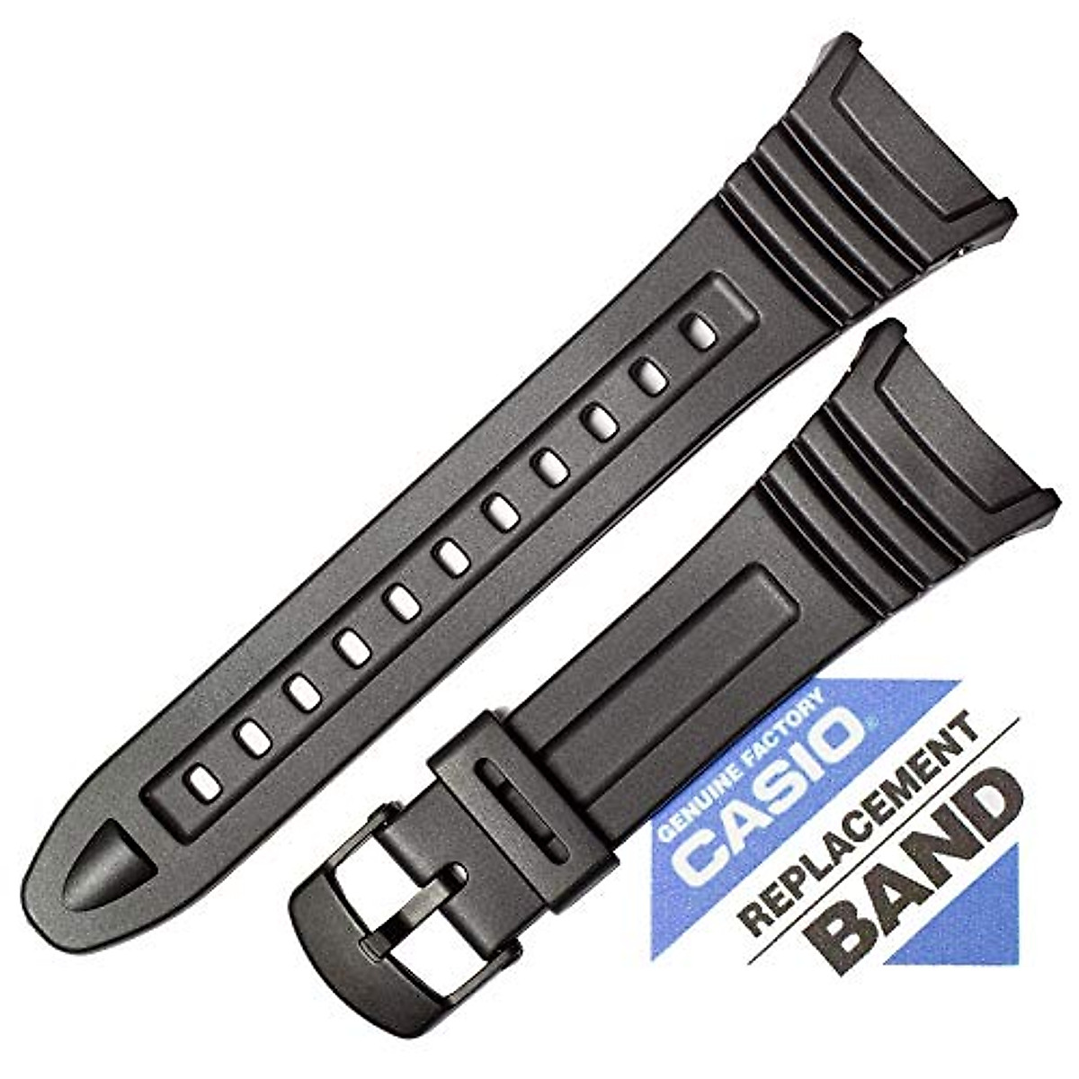 Genuine Casio Watch Band Black Rubber Strap 10076822 W-96H-1A W-96H-1B W-96H-2A W-96H-3A W-96H-4A2 W-96H-4A W-96H-9A