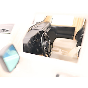 KYX Racing ABS Hard Body w/Convertible Top for 1/10 RC Crawler SCX10 II 313mm Wheelbase Car Body Shell, White