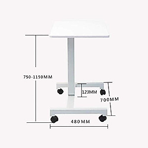 COTCLO Learn Office Computer Table Home Standing Automatic Pneumatic Adjustable Lifting Sofa Bed Lazy Mobile Office Computer Desk Speech Table