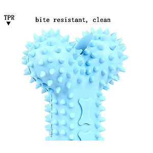 HaLumYi Rubber Bones for Dogs, Flexi Chew Dog Better Bones, Bite Force Dog Toy, Teething Dog Toys for Puppies, Large, A-Pink