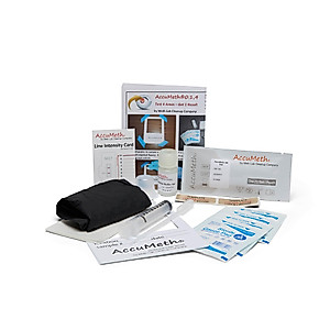AccuMeth0.1,4-Part Methamphetamine Residue Detection Test Kit for Homes | 0.1 µg/100cm2 Legal Standard (Pack of 1)
