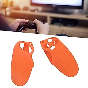 BOTEGRA Gamepad Silicone Cover Perfect Handling Feeling Professional Manufacturing Joystick Protection Cap,for Game Console Accessory,for Joystick,for Kids Gift(Orange)