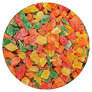 Island Blend Treat (3 lb.) - Healthy Natural Dried Diced Fruit Treat - Pineapple & Papaya - Sugar Gliders, Rats, Chinchillas, Ferrets, Parrots, Hamsters, Squirrels, Hedgehogs, Guinea Pigs & Small Pets