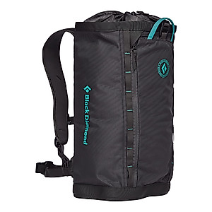Black Diamond Street Creek 24 Liter Haulbag and Urban Commute Backpack, Black-Teal, One Size