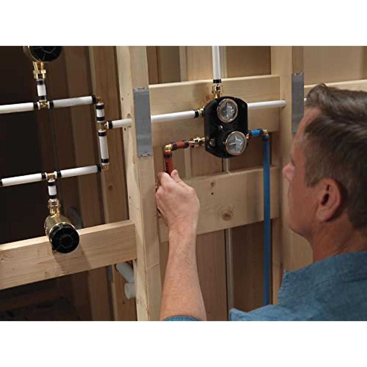 Delta Faucet R22000 MultiChoice Universal Valve 3-Setting 6-Setting Custom Shower Integrated Diverter Rough, Custom Shower Valve Kit, Delta Shower Trim Kit, Brass Construction, R22000