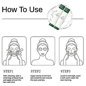 Korean Collagen Firming Mask, Korean Wash-Free Collagen Firming Mask, Collagen Lifting Firming Anti-Aging Face Mask, Portable Wash-Free Sleeping Face Mask for Women & Men (20PCS)