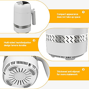 Ice Cream Maker Machine, Protable Electric Frozen Yogurt and Sorbet Maker Machine Without Pre Freezing, Easy to Clean, 300ML Ice Cream Once