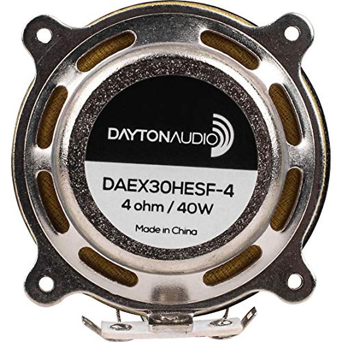 Dayton Audio DAEX30HESF-4 High Efficiency Steered Flux Exciter with Shielding 30mm 40W 4 Ohm
