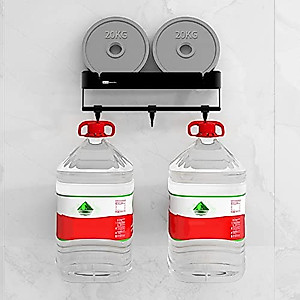 RCHYFEED 15.6”Shower Caddy with Towel Bar, Shower Organizer Adhesive,Metal Rustproof Bathroom Shower Shelf Rack with Hook, Drilling-Free Self Adhesive Storage Shelf for Bathroom & Kitchen(Black)