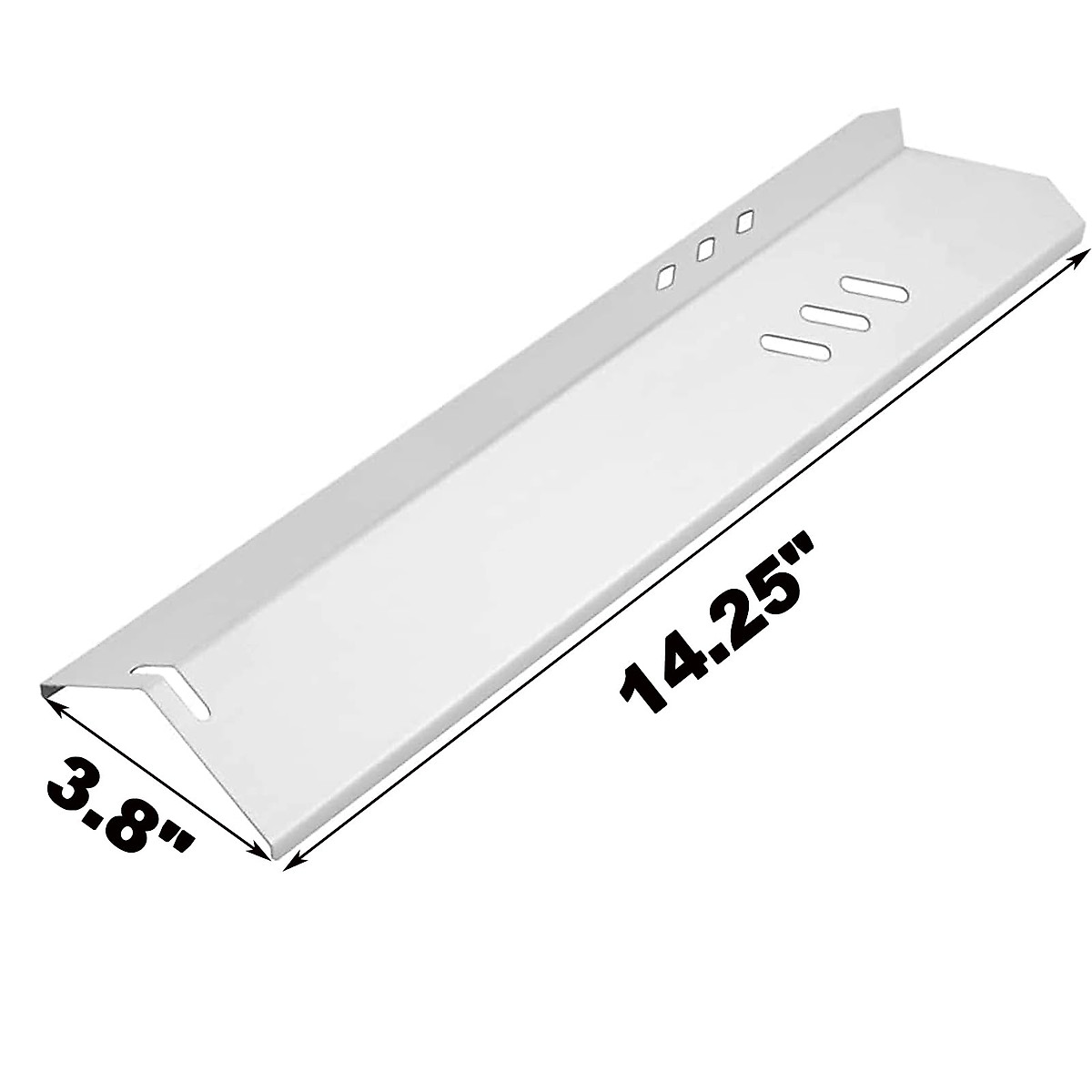 B0212-040 55-24-198 Heat Shield Plates Replacement Parts for Blue Rhino Parts GBC1932L Heat Tent RevoAce Grill Parts GBC1793W GBC1705WV GBC1706W Heat Plates Burner Cover Grill Accessories 3 pcs