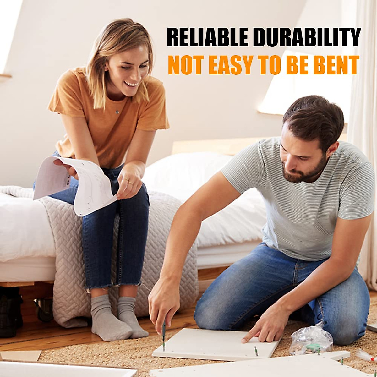 Keychain Screwdriver Tool Gifts for Men, KUSONKEY Christmas Gifts Stocking Stuffers for Men, 4-in-1 Screwdriver bit with Phillips,Slotted and Hex Wrench Cool Gadgets for Dad,Father,Husband, Boyfriend