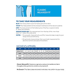 Landau Essentials Relaxed Fit 2-Pocket Scrub Pants for Women 8335