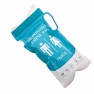 12pcs Disposable Urine Bags Pee Bag for Travel Emergency Portable Urinal Bag Sap Bags Vomit Bags Unisex Urinal Bag