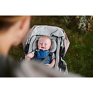 Cruz V2 Stroller - Alice (Dusty Pink/Silver/Saddle Leather) + Infant Snug Seat