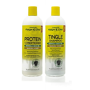 Jamaican Mango & Lime Shampoo & Conditioner 16oz Duo (SG_B076TQ1DQS_US)