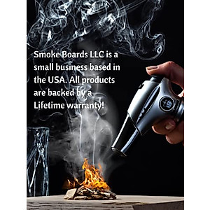 Smoke Board’s Old Fashioned Cocktail Smoker Kit with Torch - Whiskey/Bourbon Drink Infuser with Three Wood Chips, Smoker Kit Includes, Mixing Glass, Smoke Board, and Torch Lighter, USA Based Company
