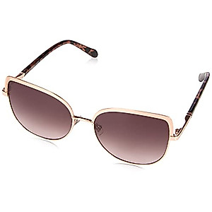 Fossil Women's Female Sunglasses Style FOS 3126/G/S Cat Eye, Red Gold/Brown Gradient, 56mm, 16mm