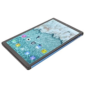 GLOGLOW HD Tablet, Blue Tablet 5800mAh 10.1 Inch for Business (US Plug)