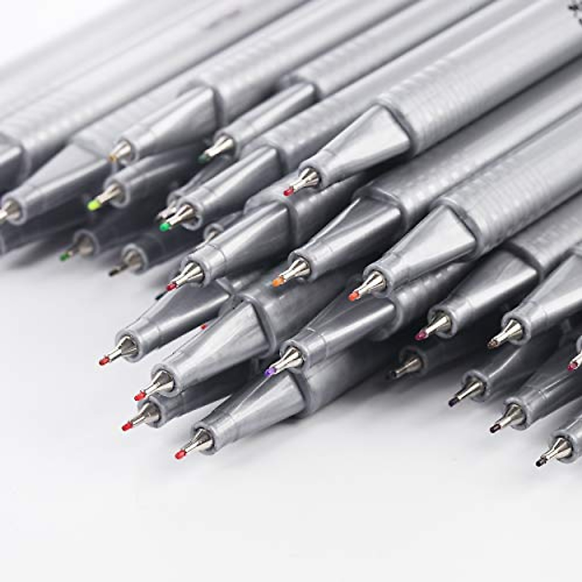 Mr. Pen- Pens, Fineliner Pens, 36 Pack, 0.4 mm, Pens Fine Point, Colored Pens, Journal Pens, Journals Supplies, Bible Supplies, Pen Set, Art Pens, Writing Pens, Fine Tip Markers