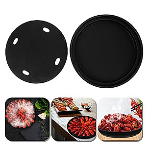 Cabilock Japanese Dry ice Sushi Plate Sushi Serving Plates Sushi Geta Serving Platter Food Service Plate Cuisine Vegetable Tray Dry Ice Food Serving Dish Japanese Sushi Plate Platter Sushi Dish