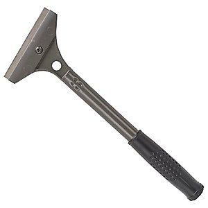 Edward Tools 4-inch Wall Scraper and Stripper - Ideal for Stripping Wallpaper, Paint, and Varnish or Cleaning Glass, Tile, and Floors - 12" Length for Hard to Reach Areas - 4" Blade - ET-12WS