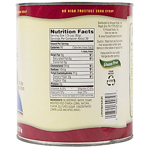 TableTop King #10 Can Non-GMO Blueberry Pie Filling - 3/Case