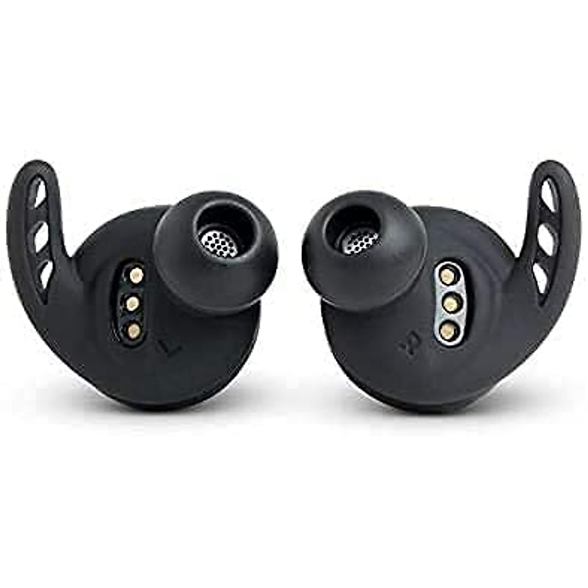 JBL UA True Wireless Flash Sport in-Ear Headphones On-The-Go Bundle with Deluxe CCI Premium Case (Black) (Renewed)