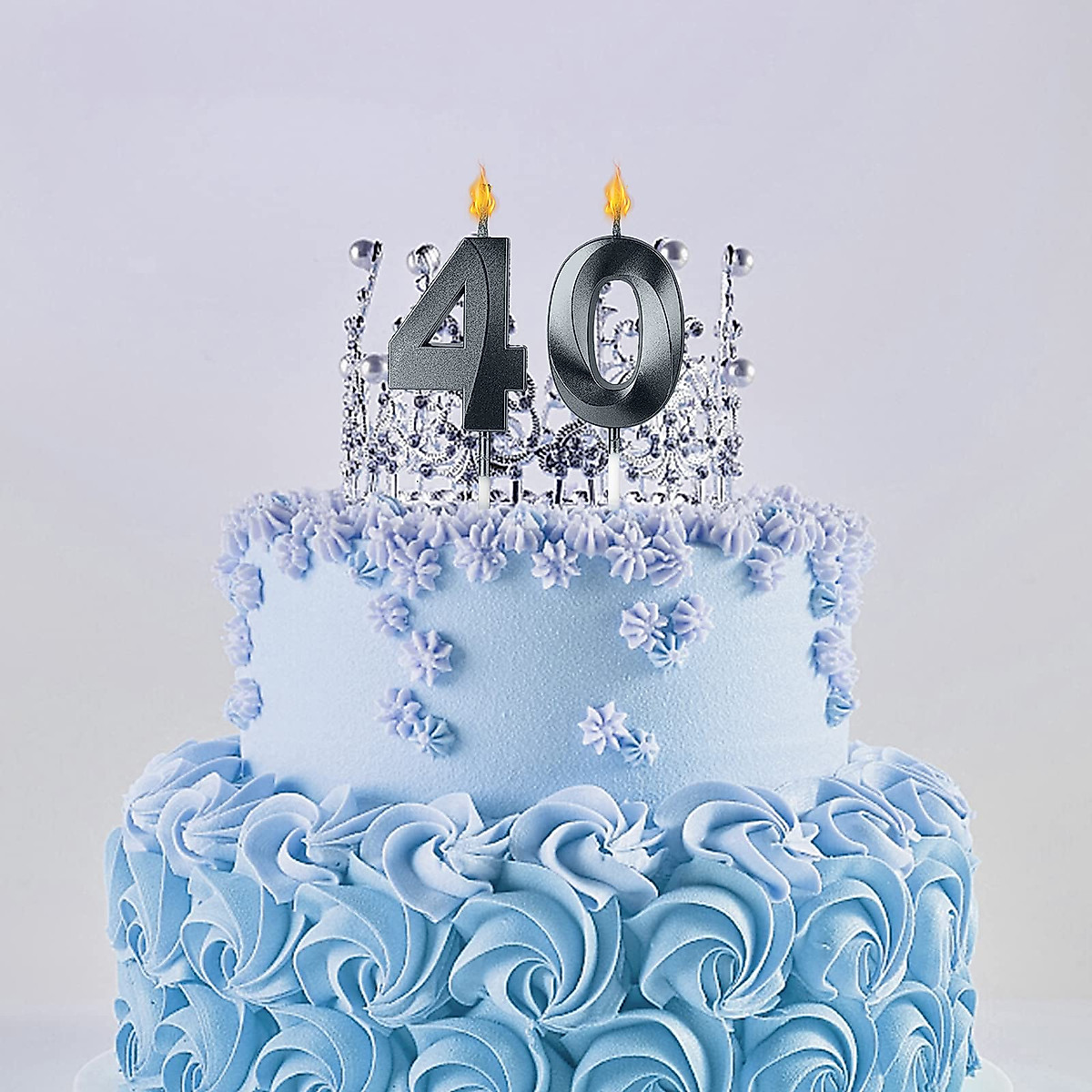 Black 13th & 31st Birthday Candles for Cakes, Number 13 31 Glitter Candle Cake Topper for Party Anniversary Wedding Celebration Decoration