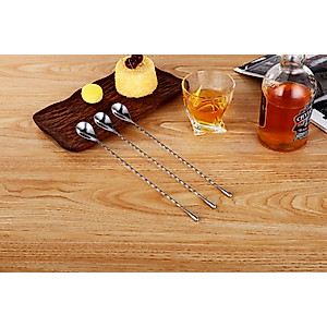 HIDORAN 3 Pack 12 Inches Stainless Steel Mixing Spoons