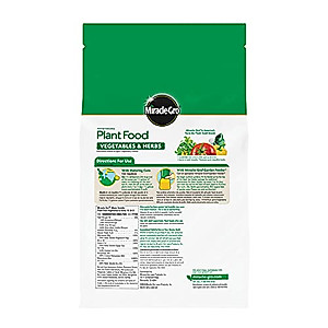Miracle-Gro Water Soluble Plant Food Vegetables & Herbs 2 lb