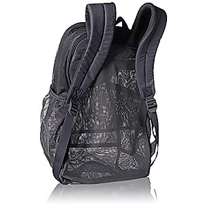 NIKE Brasilia Mesh Backpack 9.0, Flint Grey/Flint Grey/White, One Size