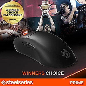 SteelSeries Prime - Esports Performance Gaming Mouse – 18,000 CPI TrueMove Pro Optical Sensor – Magnetic Optical Switches