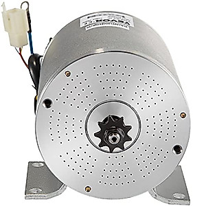 VEVOR Brushless Motor Kit, 2KW 48V 42A Brushless Motor Kit High Speed 4300RPM Electric Scooter Motor w/Mounting Bracket, Go Kart Motor for Bicycle Motorcycle, Speed Controller, Throttle, E-Bike