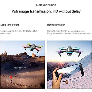 Foldable Drone with 4K Dual HD FPV Camera, S98 Pro Mini Remote Control Quadcopter RC Toys Gifts for Adults Kids, with Optical Fl-ow Localization, Altitude Hold, Headless Mode, One Key Start