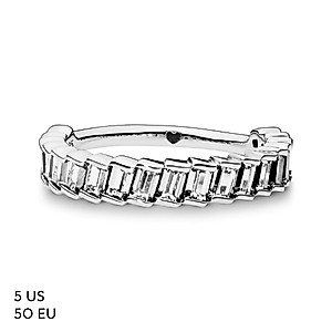 Pandora Jewelry Glacial Beauty Cubic Zirconia Ring in Sterling Silver, Size 5