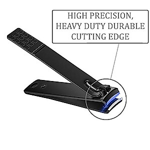 DragonFruitee Manicure and Pedicure Kits Stainless Steel Nail Clipper Set 18pc Professional Pedicure Implements fingernail/Toenails Cutter,Ear Pick, Tweezer,Nose Hair Scissors,Eyebrow Razor with Case