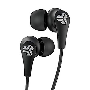 JLab JBuds Pro Bluetooth Wireless Signature Earbuds | Titanium 10mm Drivers | 6-Hour Battery Life | Music Controls | Noise Isolation | Bluetooth 4.1 Extra Gel Tips and Cush Fins | Black