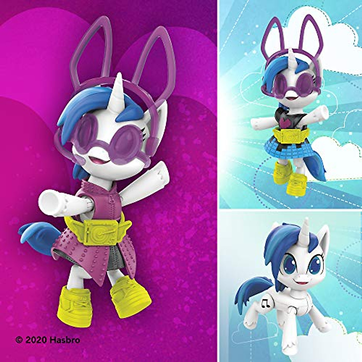 My Little Pony Smashin’ Fashion Party 2-Pack - 30 Pieces, Pinkie Pie and DJ Pon-3 Poseable Figures and Surprise Fashion Toy Accessories