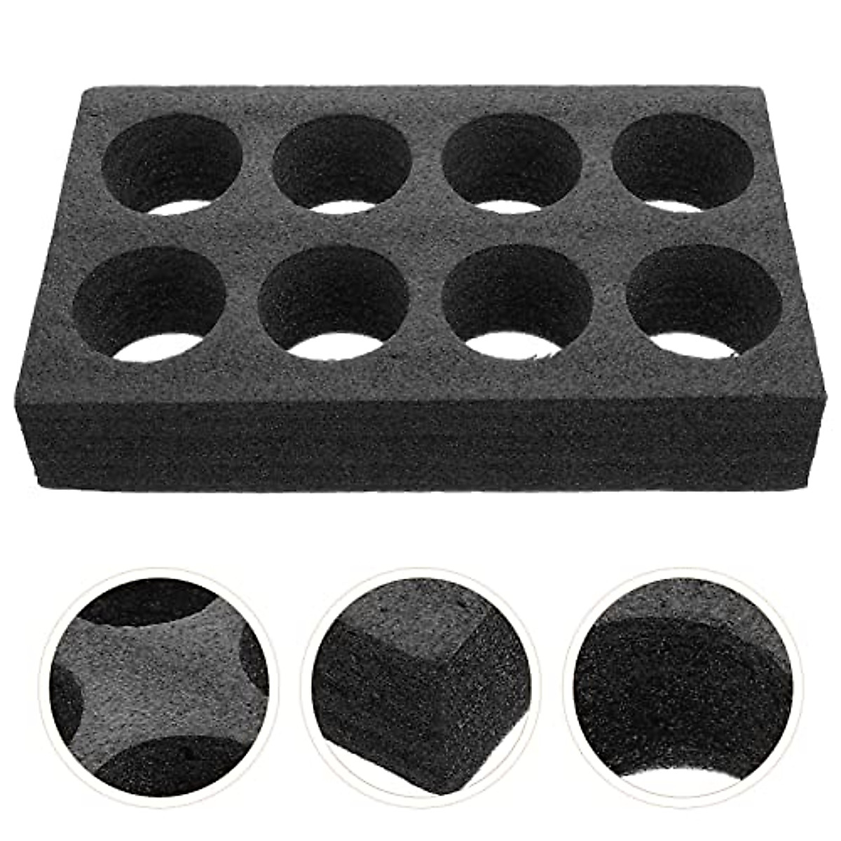 ULTECHNOVO Milk Tea Cup Holder Takeout Container Disposable Takeout Cup Carrier 2-Cup Drink Trays Universal Drinking Cup Holder Foam Drink Carrier Pearl Cotton Dashboard Insulation Travel