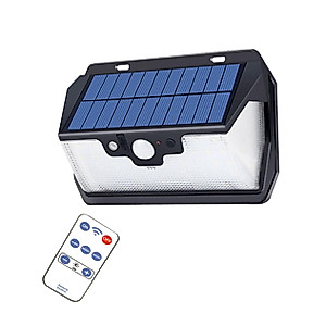OSALADI Led Solar Wall Light Motion Sensor 55 LEDs Garden Pathway USB Rechargeable