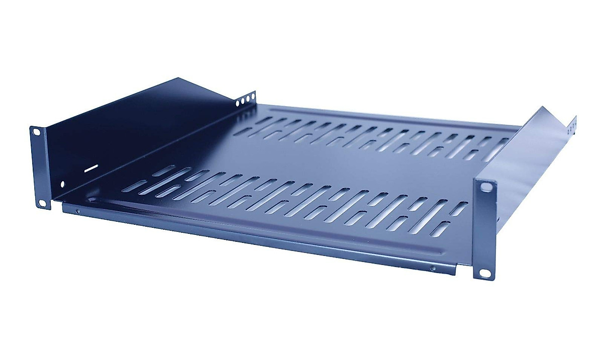 19" 2U Relay Rack Mount Shelf - 40LB Capacity