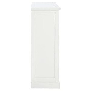 SAFAVIEH Home Collection Maralah White 5-Shelf Bookcase (Fully Assembled)