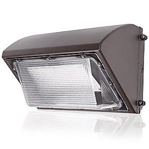 LE Dusk to Dawn Area Light with Photocell, 80W 10000lm LED Wall Pack Light, 300W Metal Halide Equivalent, 5000K Daylight Outdoor Security Flood Light, Commercial Area Lighting, UL Listed